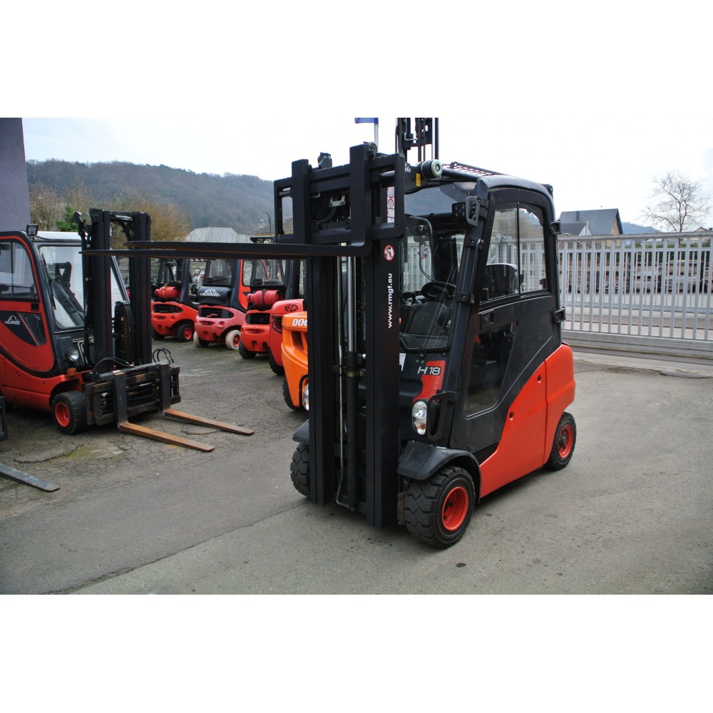 LInde, Gabelstapler, Triplex, Vollfreihub, Seitenschieber